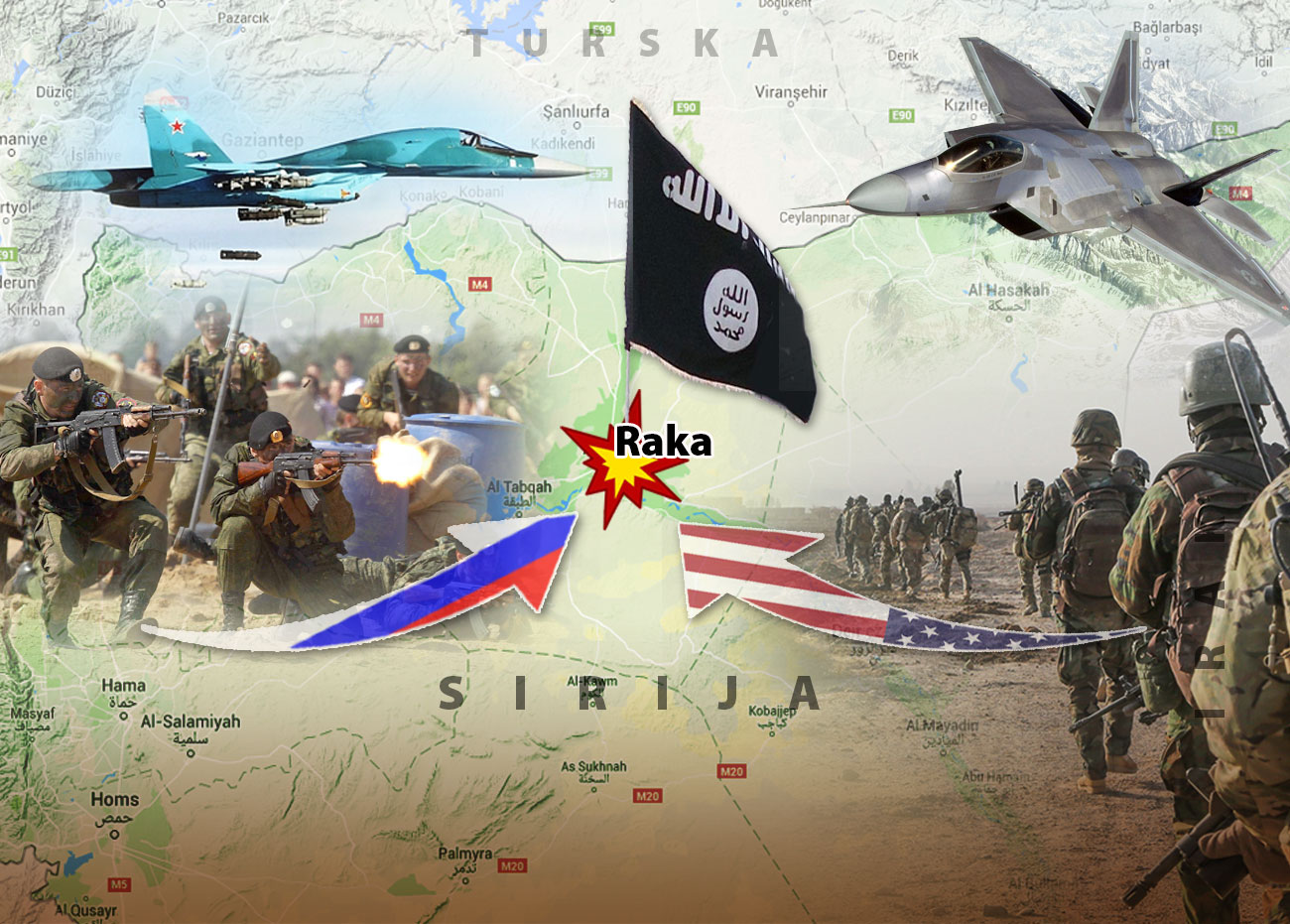 (MAPA) KREĆE OFANZIVA NA RAKU: Komandant snaga SAD na Bliskom istoku ...