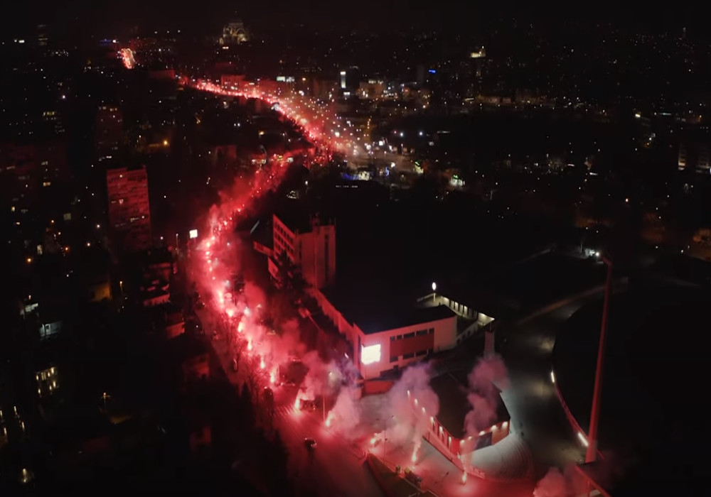 SVE OD SLAVIJE DO MARAKANE: Delije sa preko 1000 baklji pozvale ...