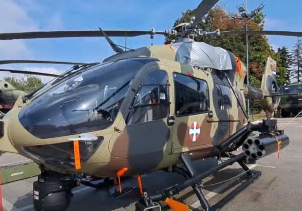VELIKI DAN ZA SRPSKO RV I PVO: Stigao prvi višenamenski helikopter H145M (VIDEO)