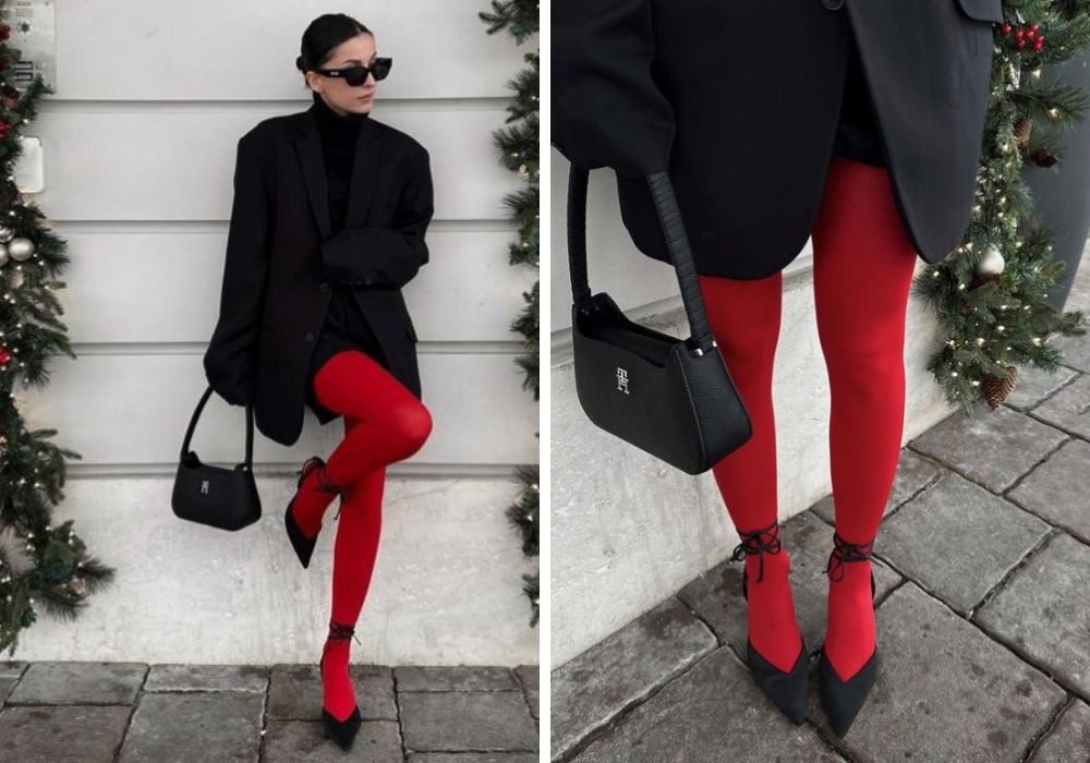 Crvene hulahopke trend ove zime