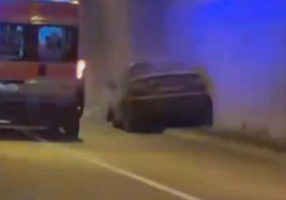 Saobraćajna nesreća u tunelu u Novom Sadu