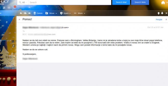 OVA MEJL PREVARA KRUŽI SRBIJOM: Proverite inboks, ali ne nasedajte! (FOTO)
