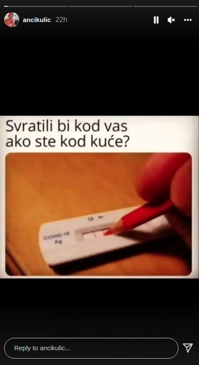 POZITIVAN TEST - KORONA U PORODICI KULIĆ?! Rezultat pokazao dve crte ...