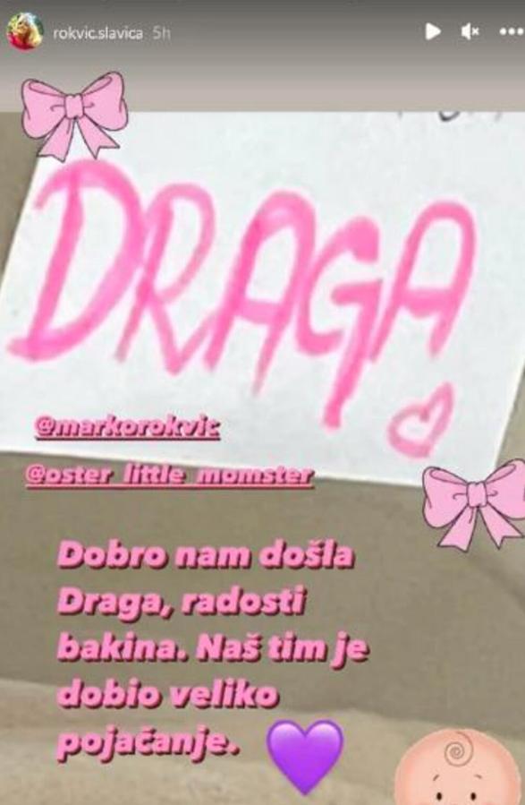 SLAVLJE U PORODICI ROKVIĆ - Porodila se Markova supruga, na svet DONELA ...