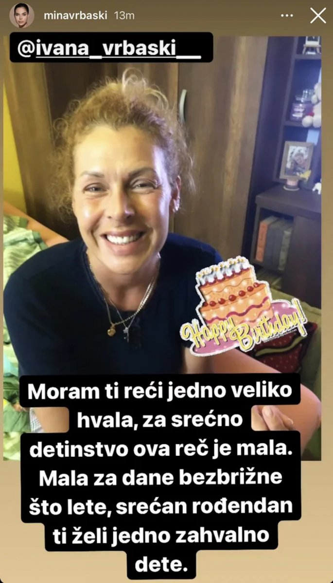 Mina Vrbaški se obratila se NJOJ i uputila joj EMOTIVNU PORUKU: "Moram ...