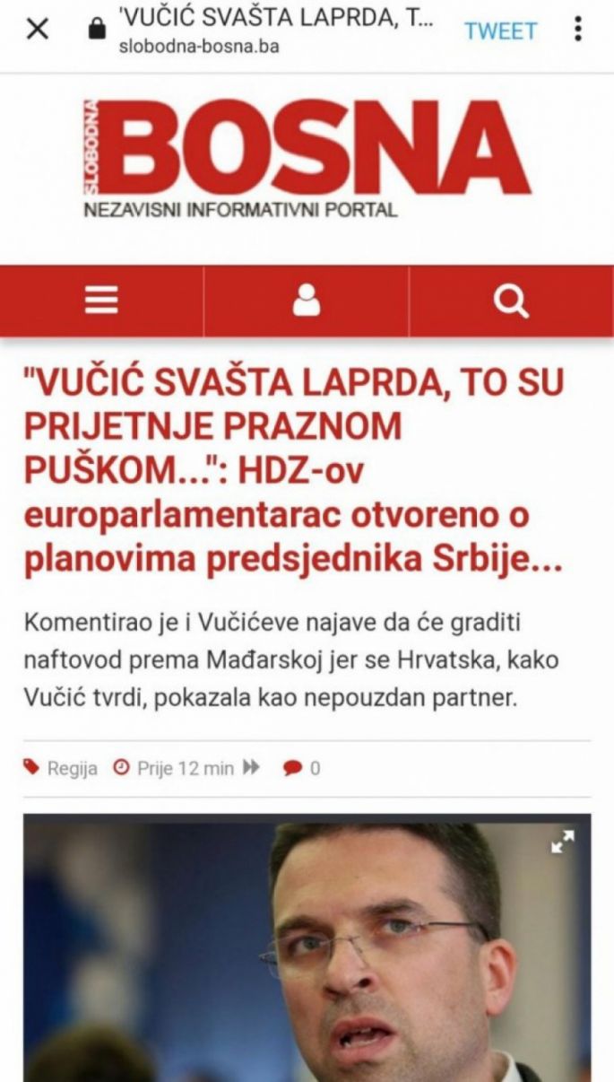 "USTAŠKI OLOŠ" Vulin odgovorio evroparlamentarcu: "Laprda mu tata Ante ...