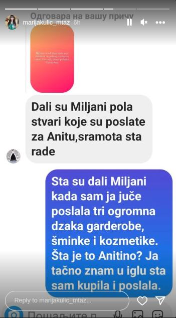 Marija Kulić demantovala optuzbe da Miljana krade stvari