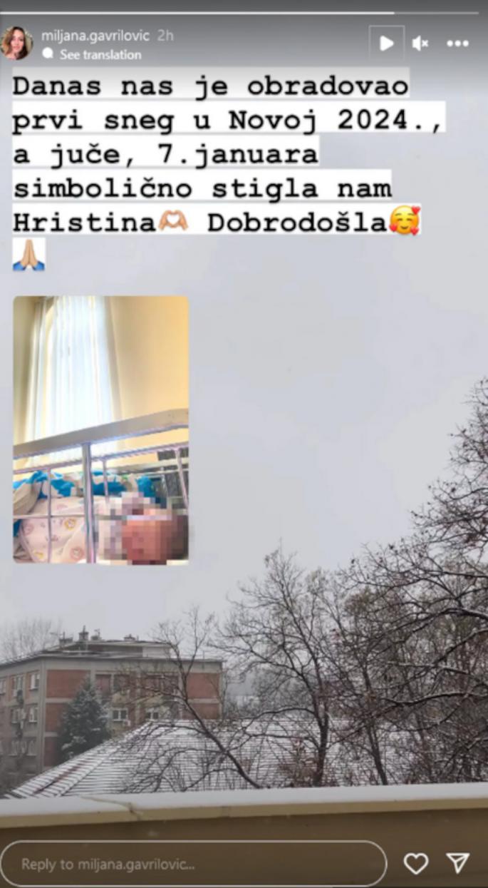 Porodila se glumica Miljana Gavrilović