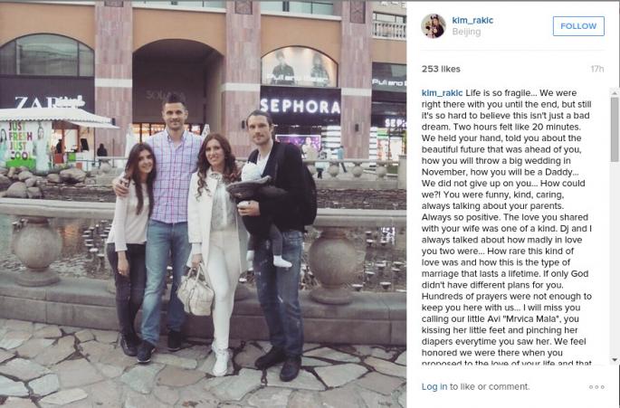 NEMERLJIVA TUGA: Poruka Gogićeve nesuđene kume koja je rasplakala ...