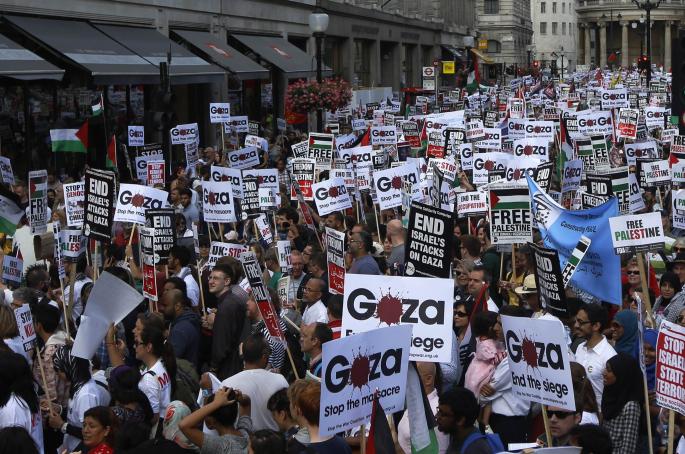 Protesti u Londonu protiv ofanzive Izraela na Gazu