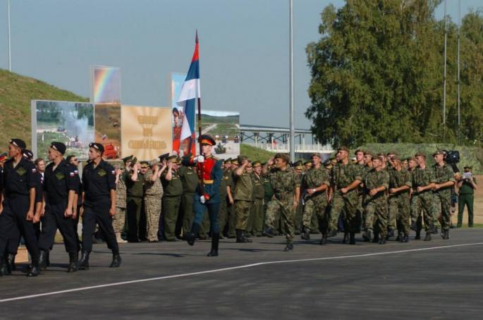 Ekipa Vojske Srbije otvorila Tenkovski biatlon (VIDEO)