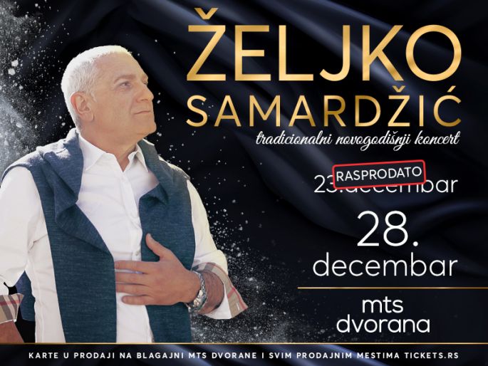 Željko Samardžić rasprodao tradicionalni novogodišnji koncert 23 ...