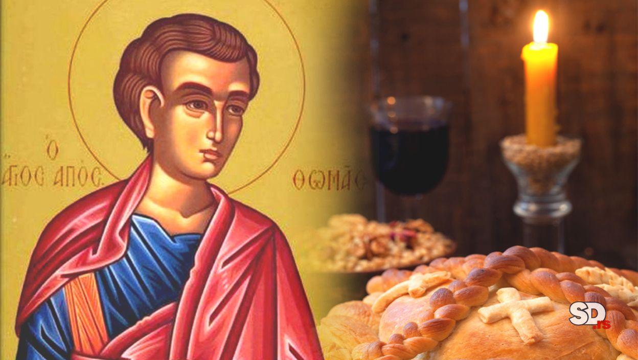 U subotu je SVETI TOMA, krsna slava MNOGIH SRBA - Veruje se da je svetac koji ima PEČAT od ...