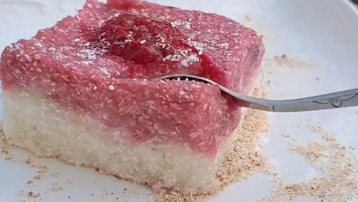 Recept za POSNE GRIZ KOCKE sa malinama - Idealne za sve koji POSTE NA ...