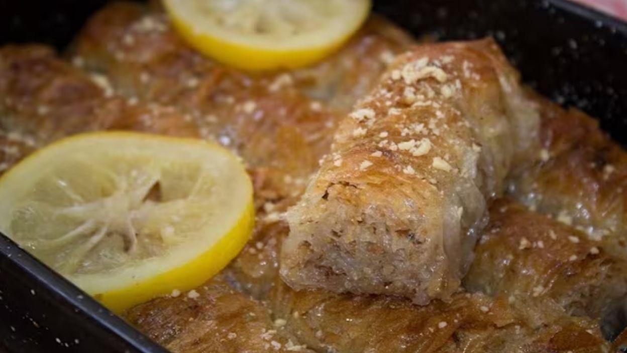 Posne BAKLAVA ROLNICE sa orasima i grizom zvezda su svake SLAVSKE ...