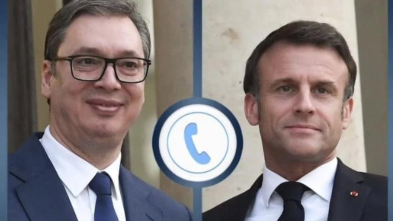 PREDSEDNIK VUČIĆ RAZGOVARAO SA MAKRONOM: "O svim aspektima bilateralne saradnje izmedju ...