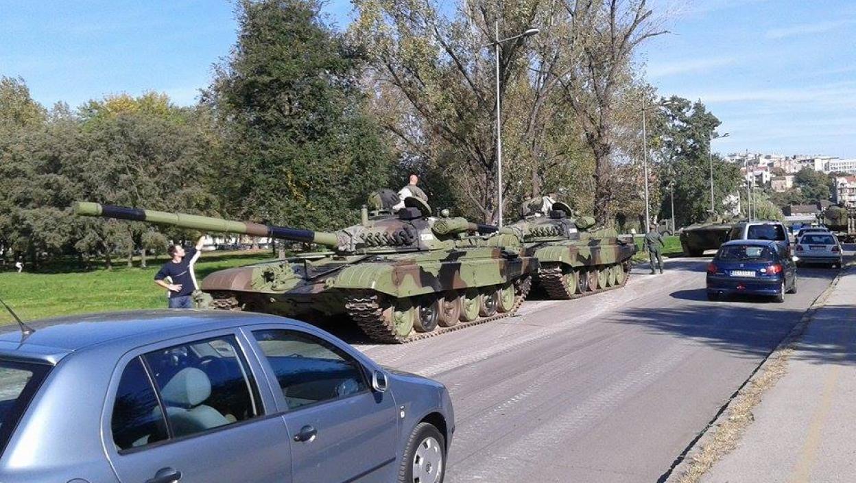 Тенкови на улицама Београда (ФОТО) - Србија данас