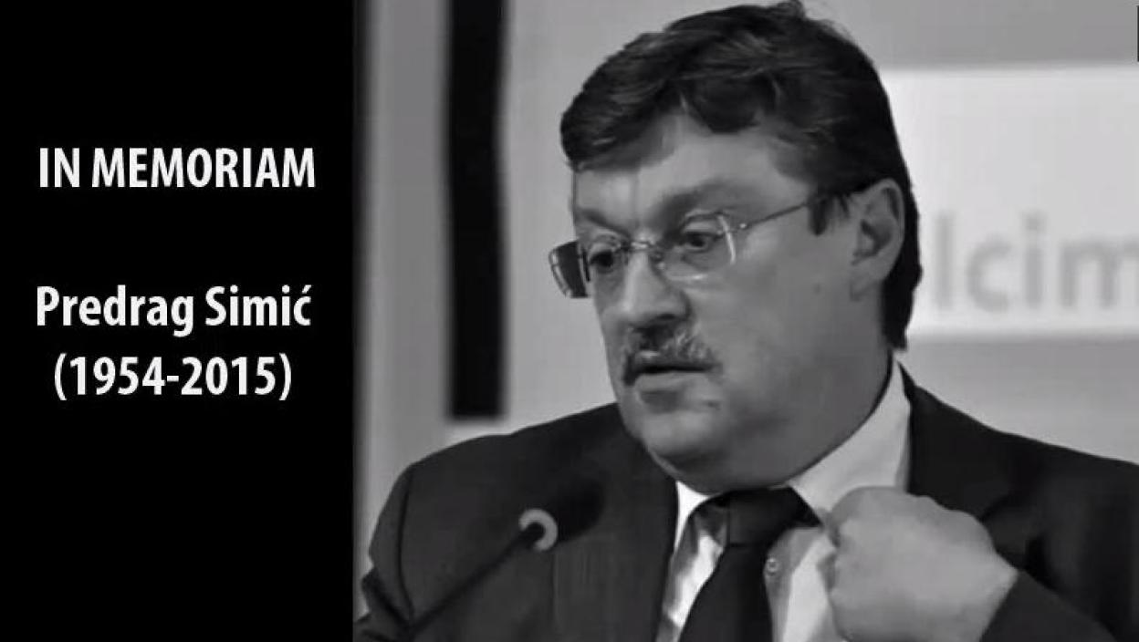 Sahranjen Predrag Simić - Srbija danas
