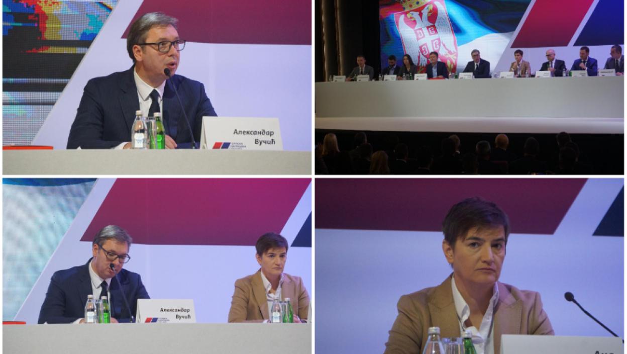 ZAVRŠENA SEDNICA GLAVNOG ODBORA SNS: "Srbija sedi na srpskoj stolici" - Srbija danas