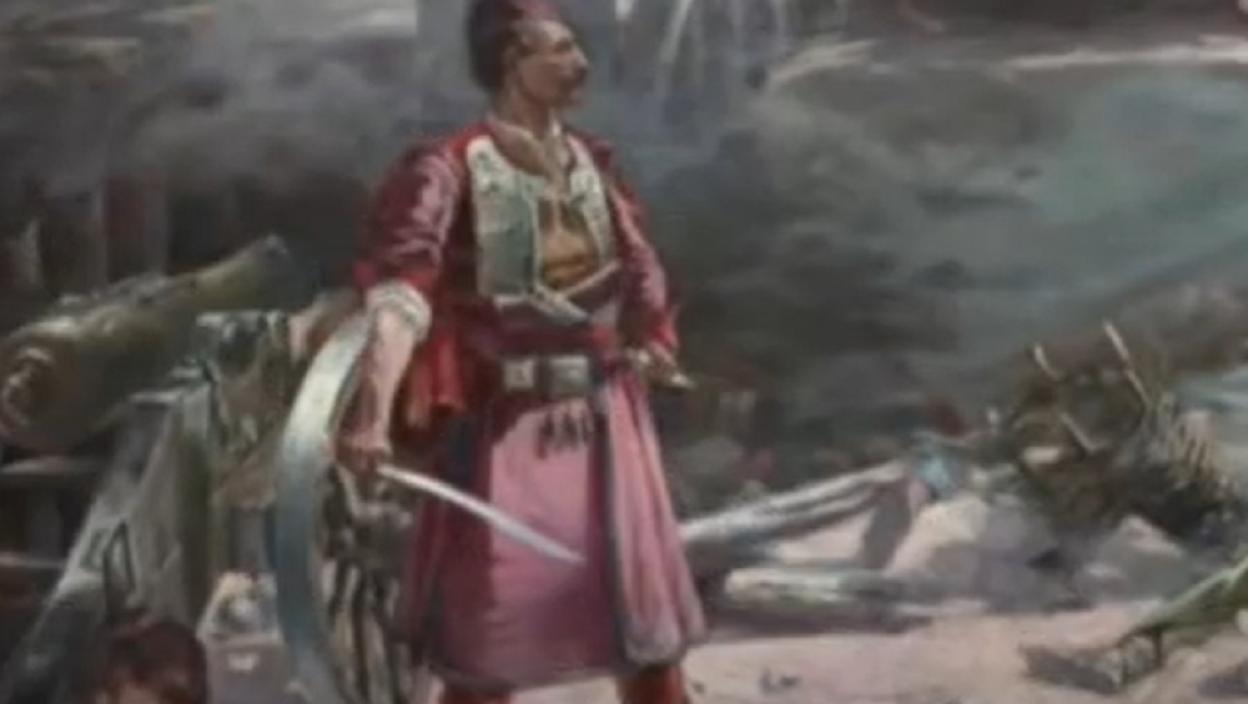 BRANIO SRPSKE TOPOVE S JATAGANOM U JEDNOJ, A KUBUROM U DRUGOJ RUCI ...