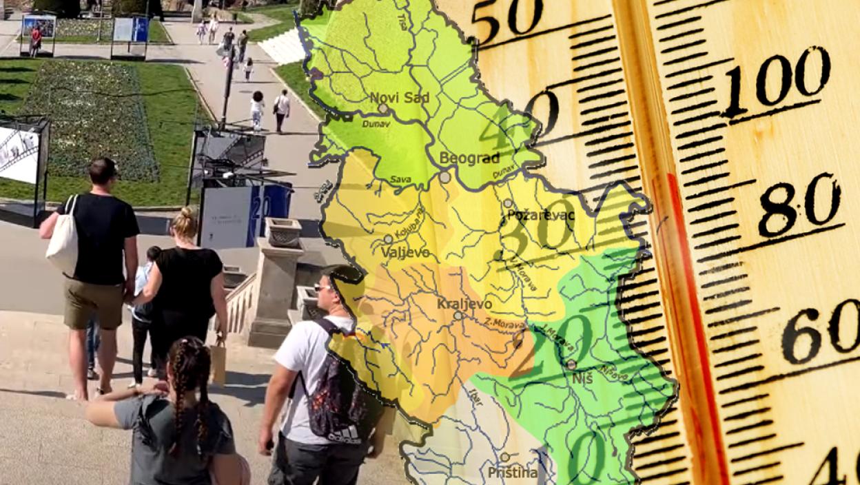 PAKLENE VRUĆINE DANAS U SRBIJI! Ovaj deo zemlje u CRVENOM, izdato hitno ...