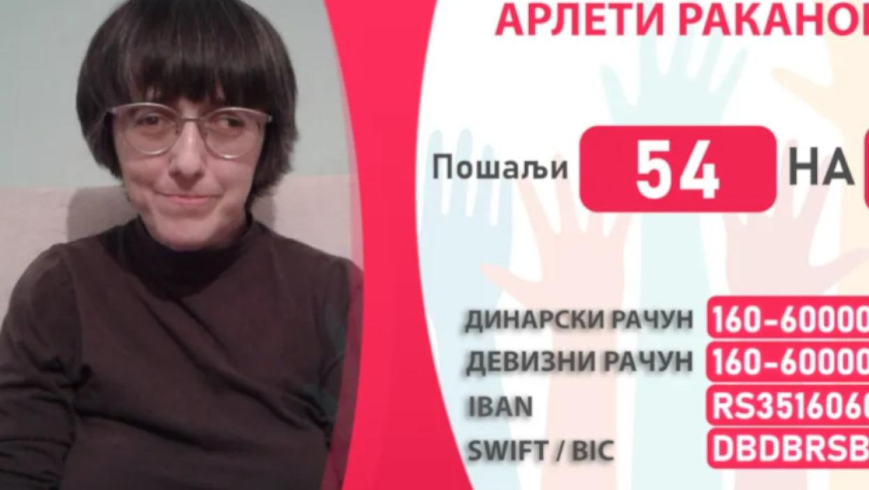 POMOZIMO ARLETI DA NASTAVI LEČENJE! Sa pet godina je pala na potiljak ...