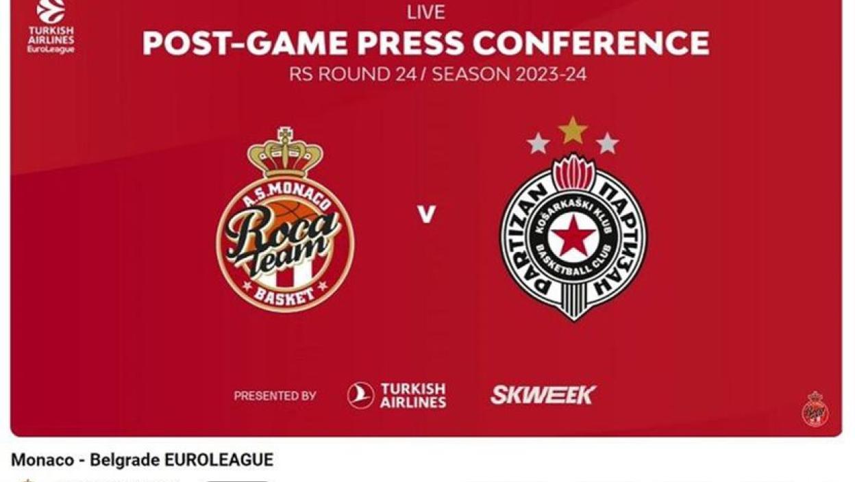 GREŠKA ILI PROVOKACIJA? Monako umesto grba Zvezde stavio grb Partizana